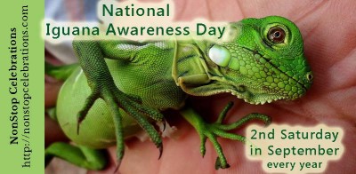 Celebrate National Iguana Awareness Day in September | NonStop Celebrations