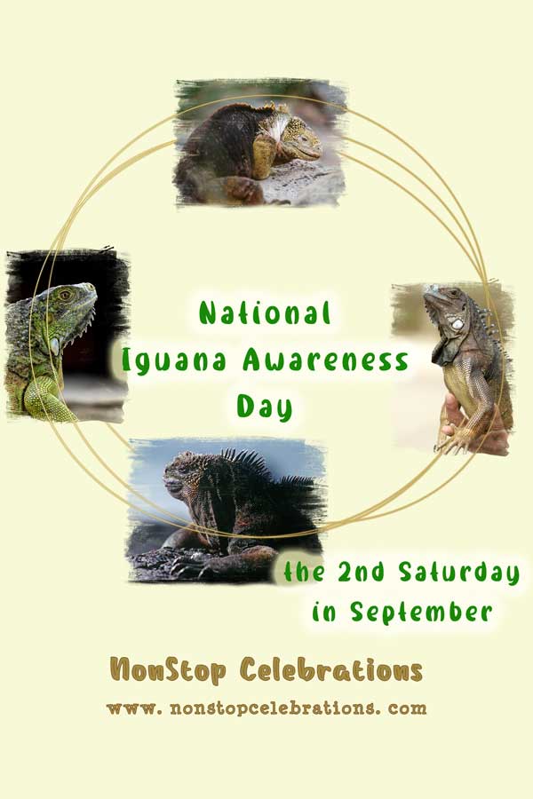 Celebrate National Iguana Awareness Day in September | NonStop Celebrations
